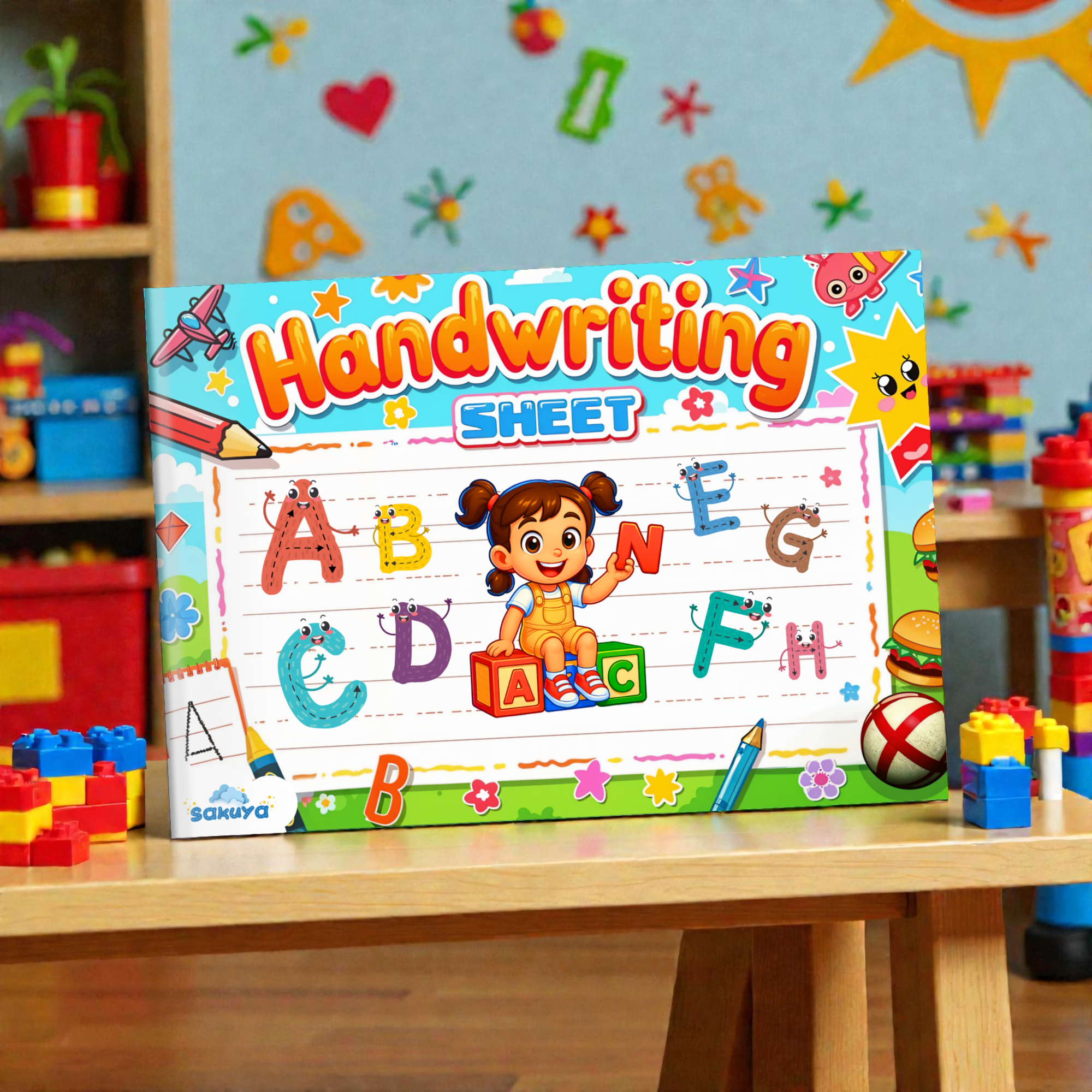 Sakuya Handwriting Practice Book for Kids | Preschool, Kindergarten, E